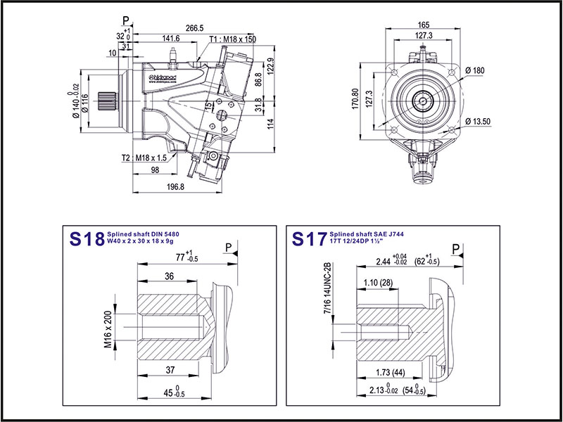 AXMA Variable Displacement Piston Motors - Variable Displacement ...